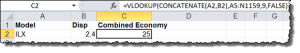 Faster Multiple Criteria VLOOKUP with CONCATENATE