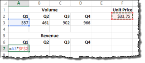 How to Lock Cell Formula References In Excel When Using Data Tables